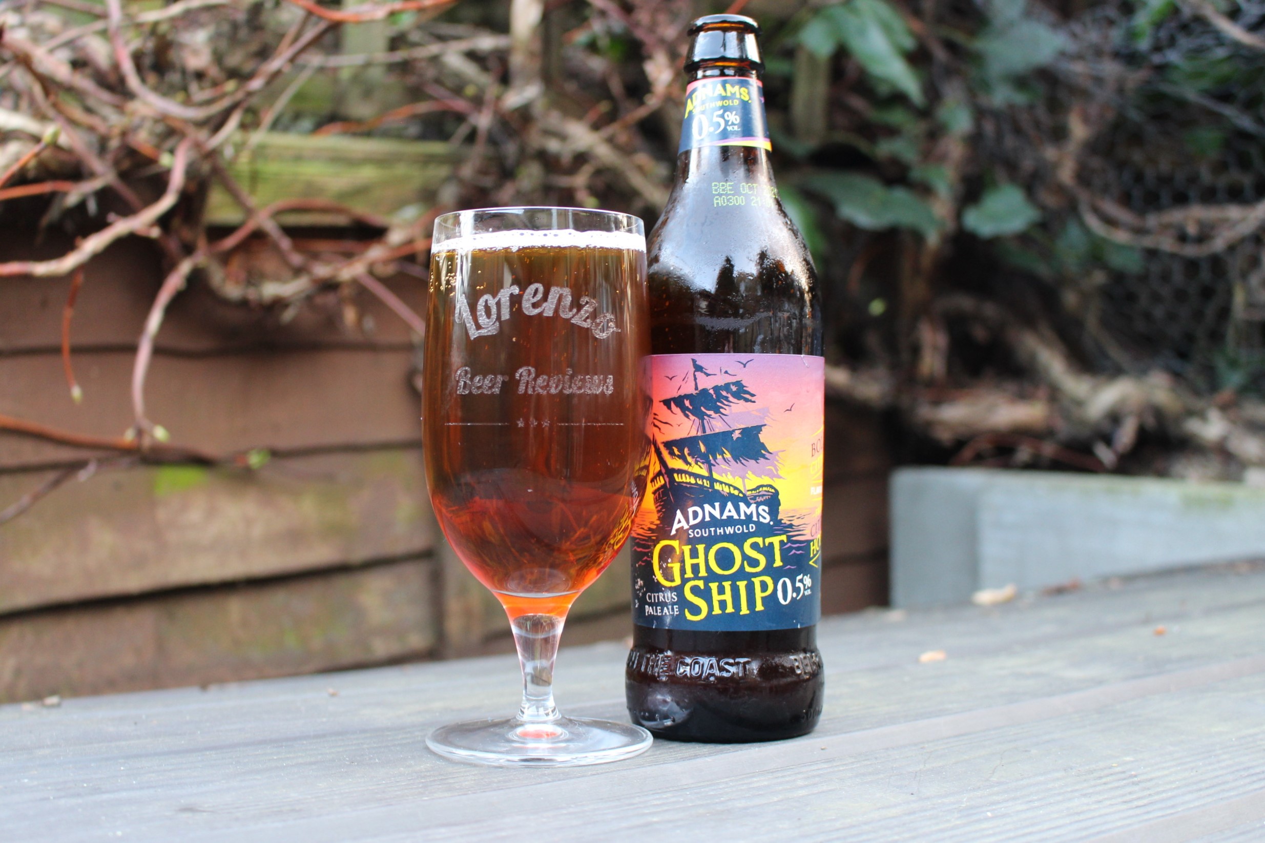 Beer Review: Ghost Ship (AF) – Adnams – Lorenzo Beer Reviews