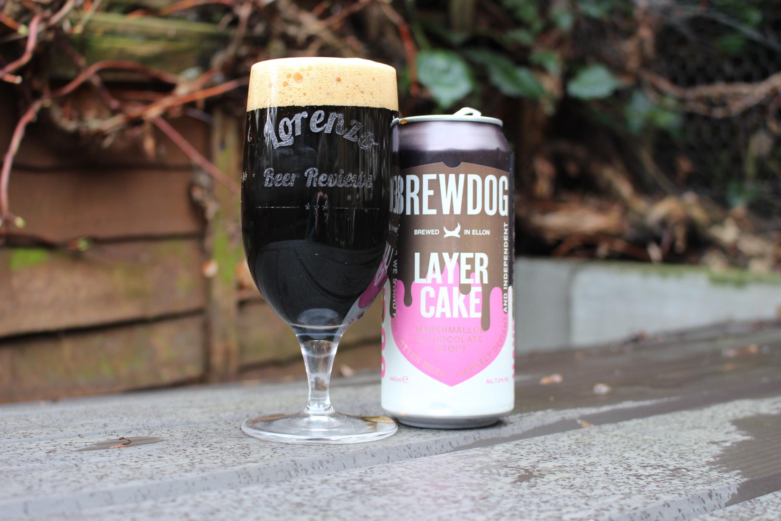 Beer Review: Layer Cake – BrewDog – Lorenzo Beer Reviews