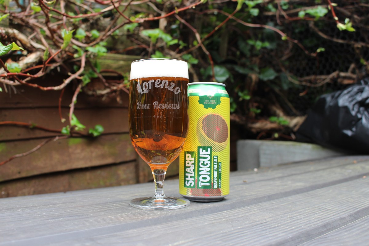 Beer Review: Sharp Tongue – The Hop Foundry (Aldi) – Lorenzo Beer Reviews